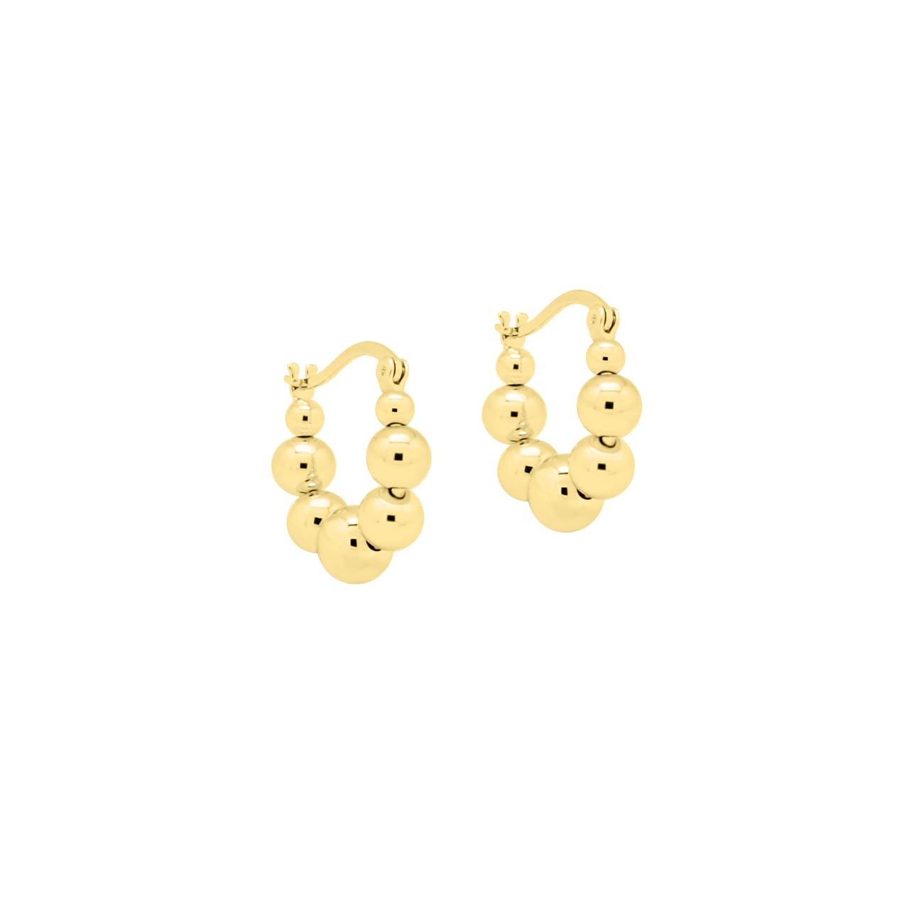 Creolen Aleni, 925 Sterling Silber, vergoldet